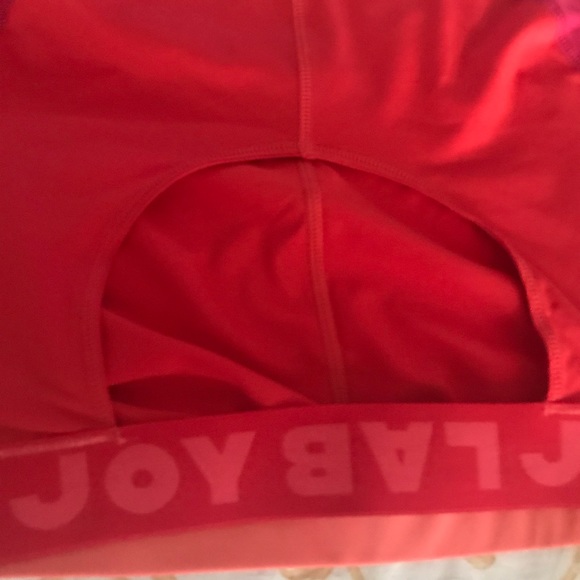 JoyLab | Tops | Joy Lab Pink And Orange Long Sleeve Crop Workout M ...